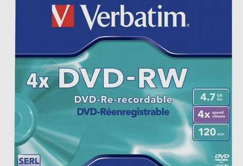 Диск DVD-RV Verbatim 4x 4.7 gb