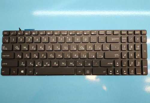Клавиатура ноутбука Asus N56 без рамки, подсветка