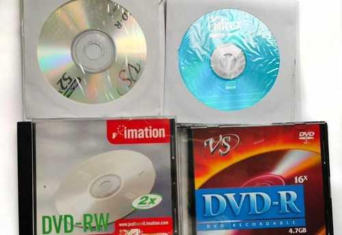 DVD и CD диски, чистые. Болванки. Конверты для дис