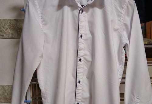 Рубашка белая на мальчика 158-164