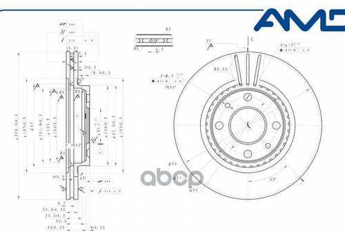 Диск тормозной LADA Largus (ABS) 12- 259 х 20