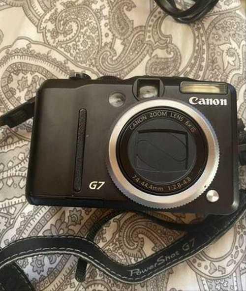 Продам фотоаппарат Canon G7