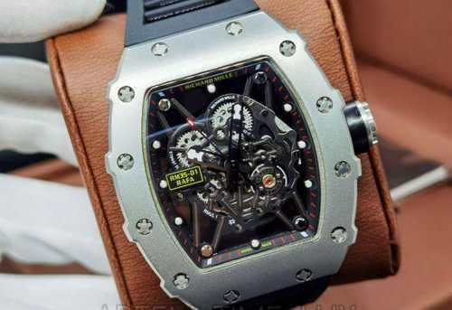 Бомбезные Мужские часы Richard Mille Skeleton