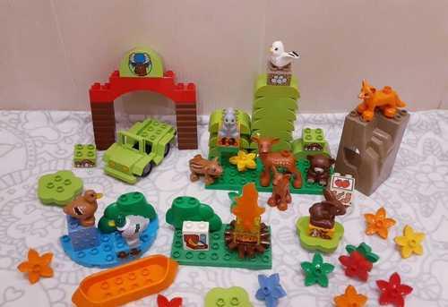 Lego duplo парк заповедник животные