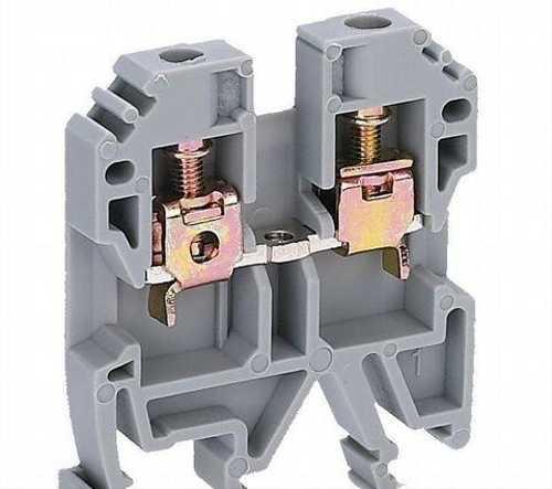 Зажим наборный DEKraft зн-101 винтовой 10 мм2, сер