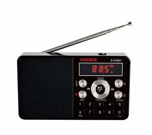 Радиоприемник Xhdata D-318BT FM / Bluetooth / MP3