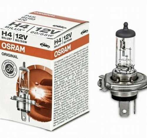 Лампа галогенная Н4 Osram original64193 60/55W12V