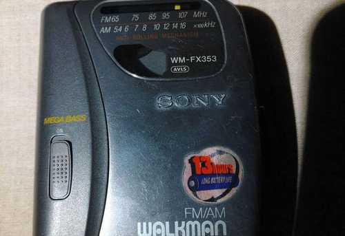 Sony WM-fx353 кассетный плеер