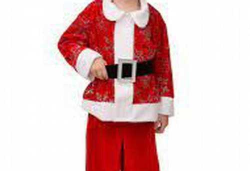 Новогодний костюм маленького Деда Мороза 2-8лет