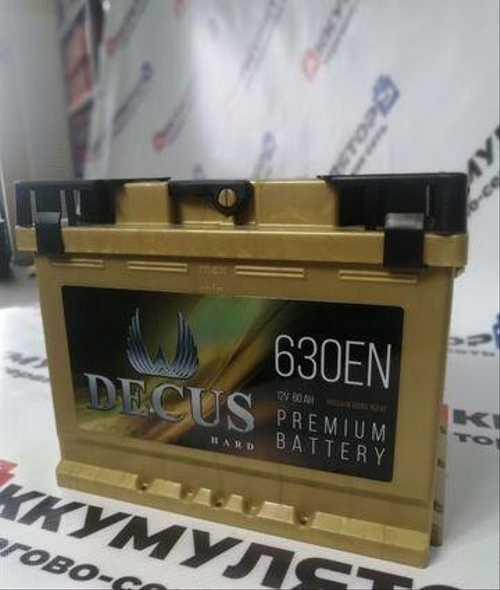 Аккумулятор Decus 60Ah 630En