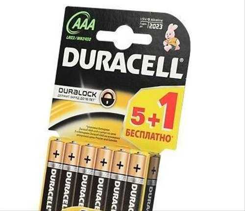 Батарейки Duracell LR03-6BL Basic AAA 6шт #132646