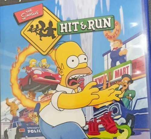 Игра "The Simpsons Hit&Run" на PlayStation 2
