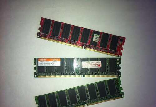 Оперативная память ddr-sdram 3x256Mb