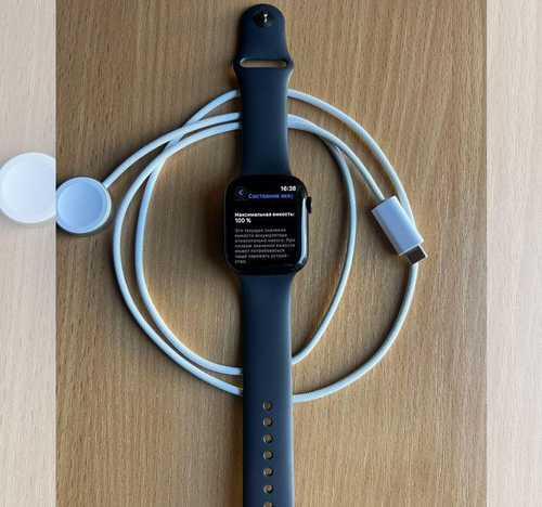 Часы apple watch 9 45mm 100акб