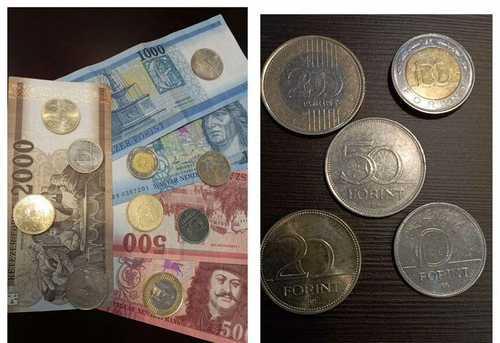 Банкноты и монеты Венгрия форинты