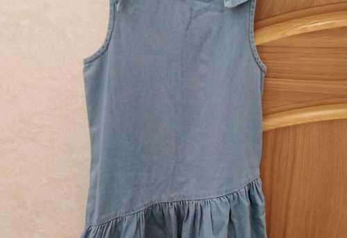 Джинсовое платье на девочку 8 лет,126-131 рост