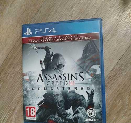 Игра для playstation ps4 Assassin's creed 3