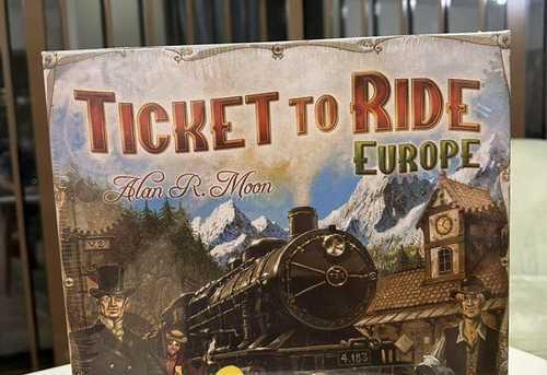 Ticket to ride европа. Новая, запечатанная
