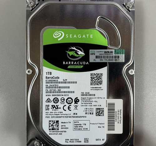 Жесткий диск Seagate 1Tb 3.5 SATA