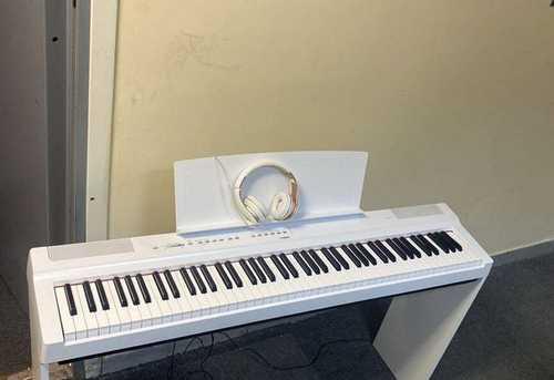 Цифровое пианино yamaha p125 + стойка наушники