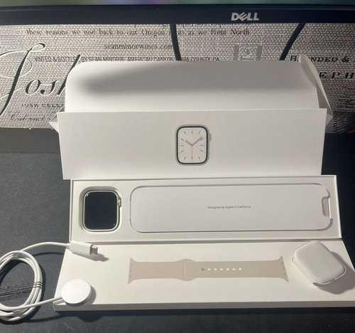 Часы Apple Watch Series 7 45mm White