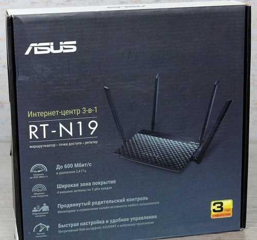 Wi-Fi роутер Asus rt n19