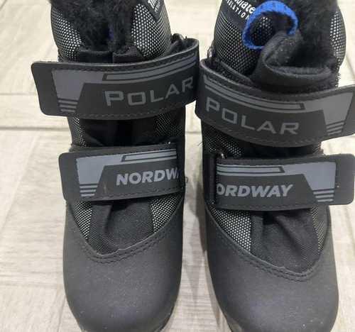 Лыжные ботинки nordway polar 30р (19см)