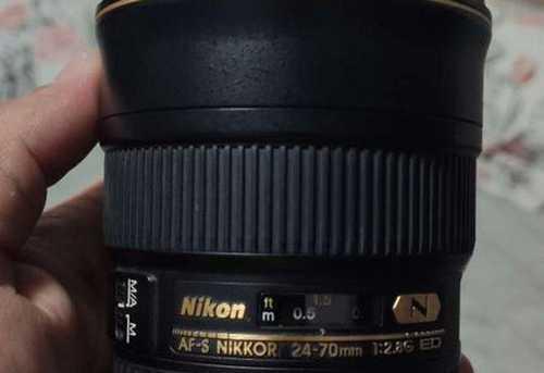 Объектив Nikon 24-70 2,8G