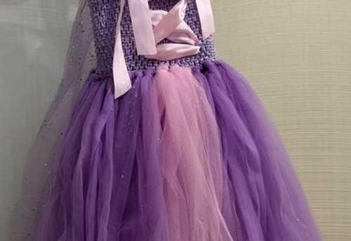 Карнавальное платье Рапунцель для девочки