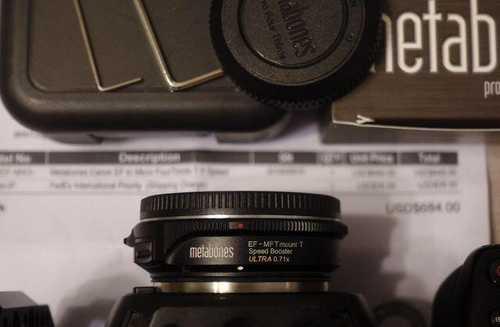 Metabones speed booster Ultra 0,71x EF - MFT