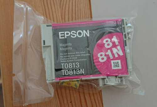Картридж epson Magenta 81N TO813