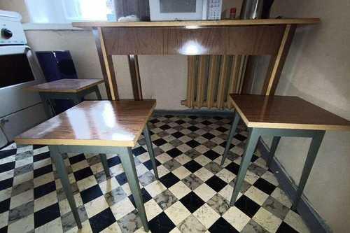 Кухонный стол с табуретками бу