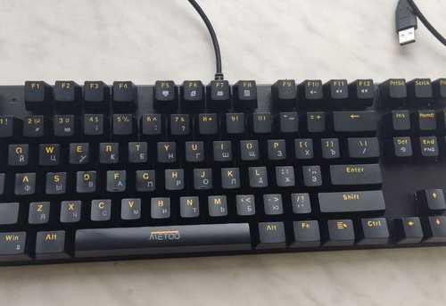 Механическая клавиатура metoo zero синие свитчи