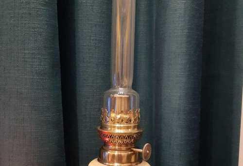 Старая керосиновая (масляная) лампа из Франции