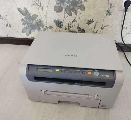 Мфу лазерный принтер ксерокс сканер scx4200
