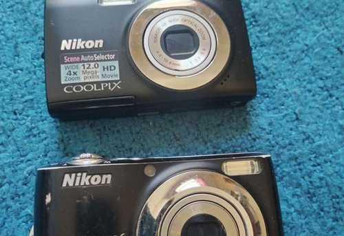 Компактный фотоаппарат nikon 2 шт