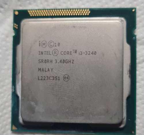 Процессор intel core i3 3420