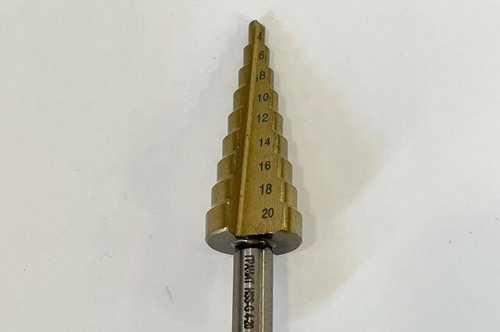 Сверло ступенчатое (4-20 мм) гранит 741002