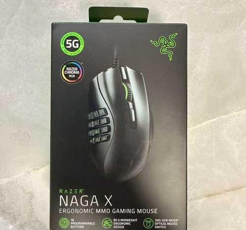 Игровая мышь razer Naga X новая