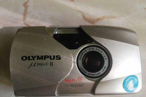 Плёночный фотоаппарат olympus mju 2