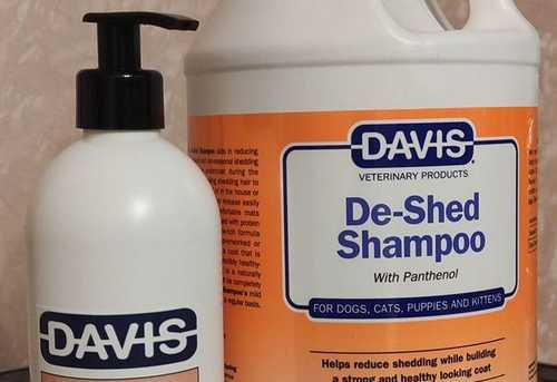Davis de-shed 0.5 л. шампунь для собак