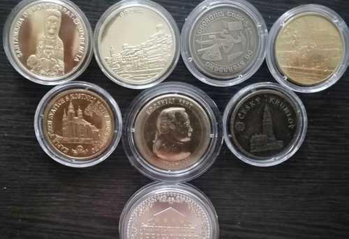 Сувенирные туристические жетоны/монеты, новые