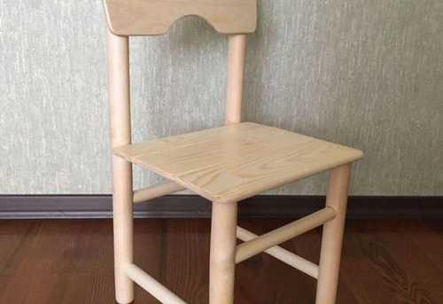 Детский стульчик деревянный новый