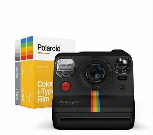 В наличии Polaroid now plus чepный + картриджи