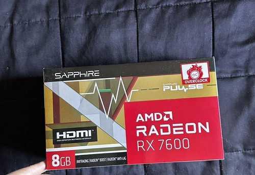 Вдеокарта AMD radeon RX 7600