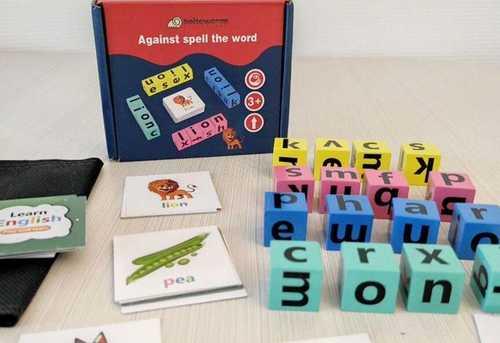 Новая настольная игра для детей на англ с кубиками