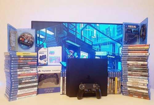 Sony playstation 4 slim +130 игр