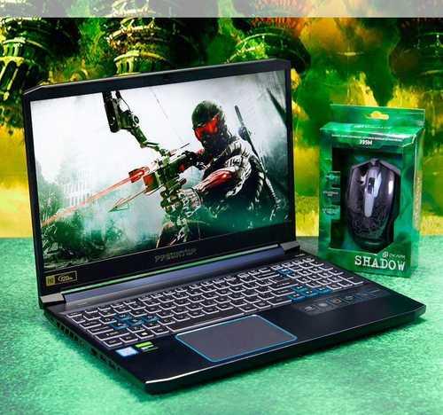 Ноутбук Acer для игр / Core i7 / GTX1660Ti / 15.6"