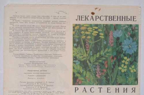 Буклеты СССР Растения
