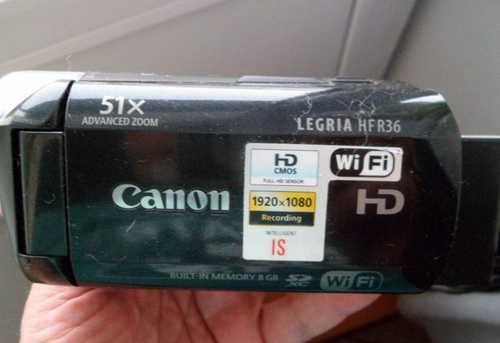 Видеокамера canon legria HF R 36